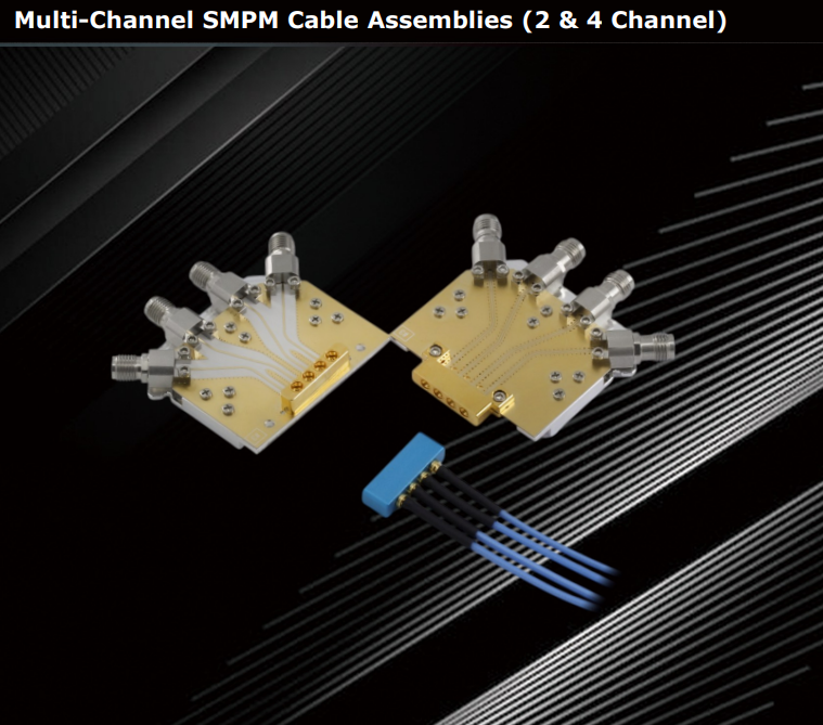 Multi-Channel SMPM Cable Assemblies(Compact Form Factor) - With-wave